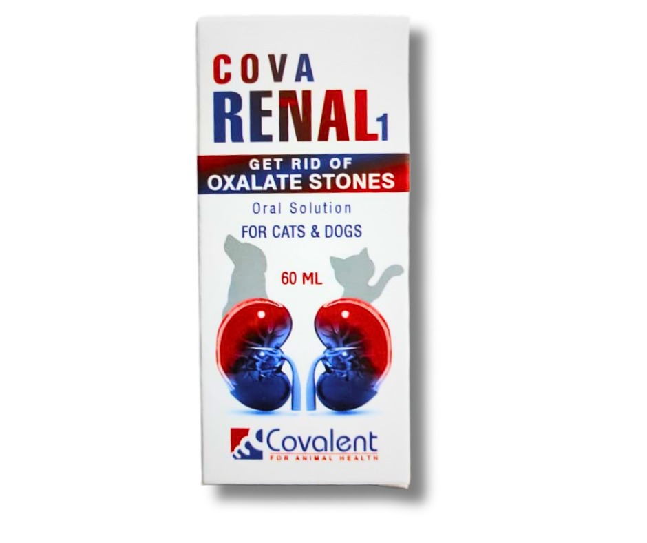 Cova Renal 1 Oral Solution Get Rid Of Oxalate Stones For Dogs & Cats 60 ...